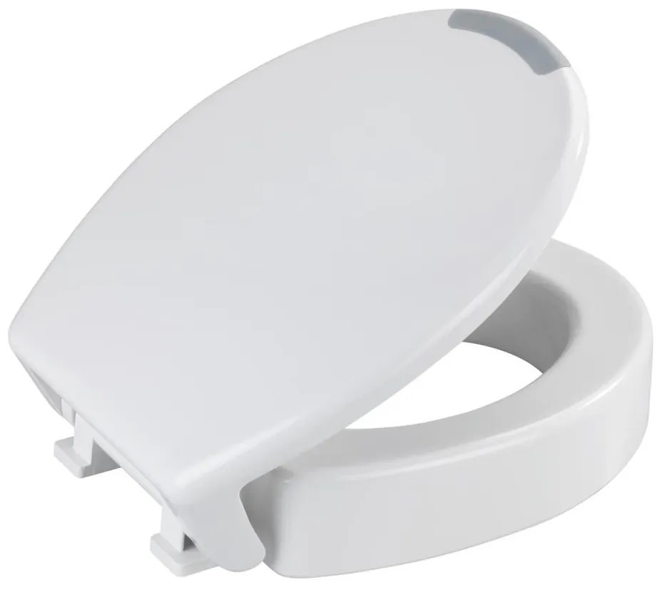 WENKO 25005100-Toaletní sedátko SECURA 37x44 cm bílá/šedá 25005100