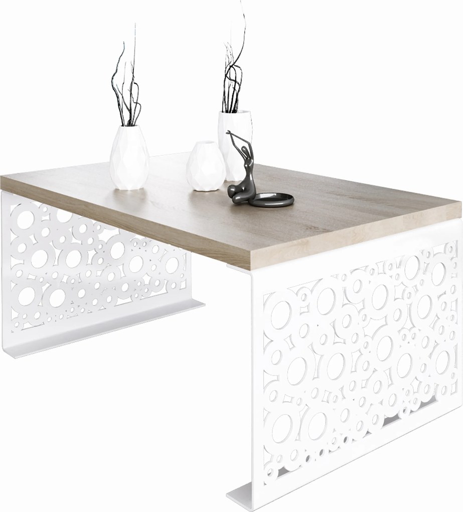 ADRK Furniture Konferenční stolek RINA 100x60 CT-RIN-W-S