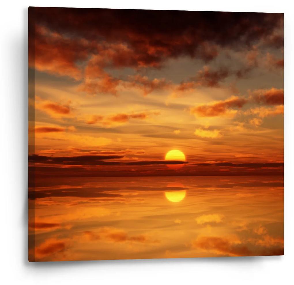 Obraz SABLIO - Oranžové slunce 50x50 cm