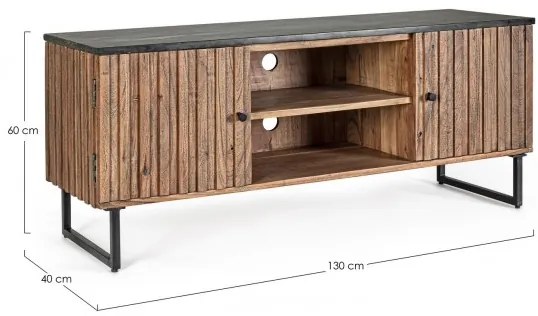 BIZZOTTO TV stolek NORFOLK 60x130 cm 0746820