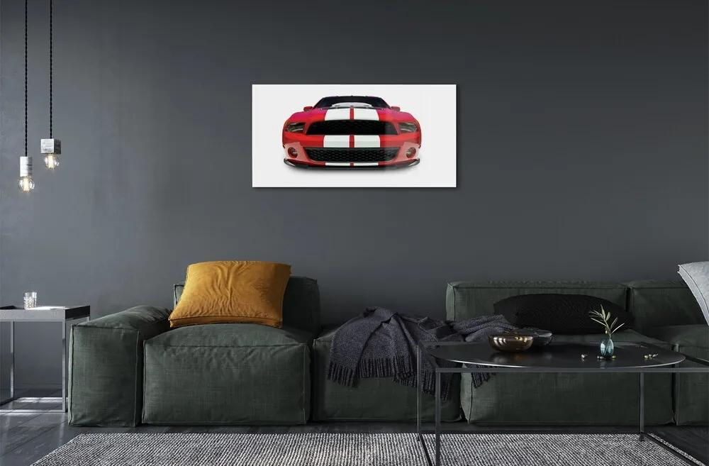 Obraz na skle Červené sportovní auto 100x50 cm