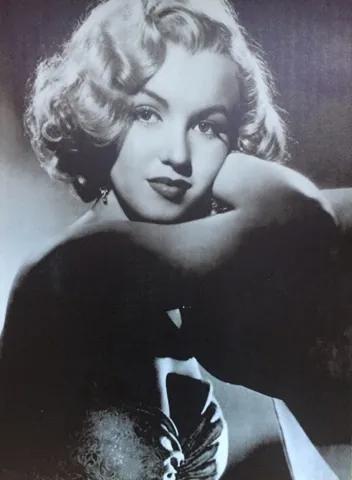 Dejtonazed Obraz Marilyn Monroe černý 70 x 50 cm | BIANO