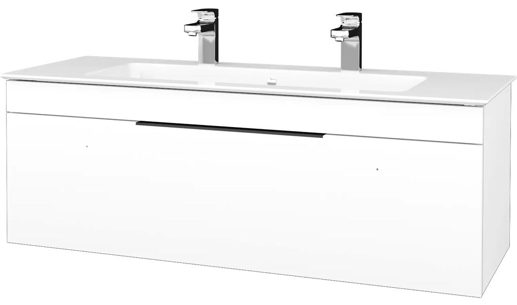 Dřevojas Koupelnová skříň ASTON SZZ 120 Varianta: N01 Bílá lesk / Úchytka T04 / N03 Graphite