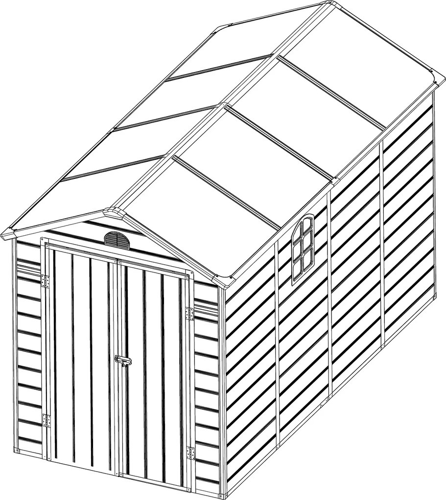 LANIT PLAST, s.r.o. plastový domek LANITPLAST LONGFORD 612 LG4020