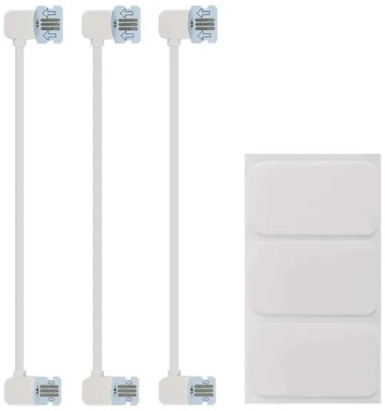 Rozš. sada 3x RGBIC Stmívatelný panel LED/1,8W/230V Wi-Fi Tuya