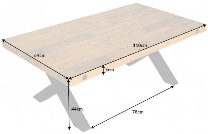 Konferenční stolek Thor 110cm přírodní