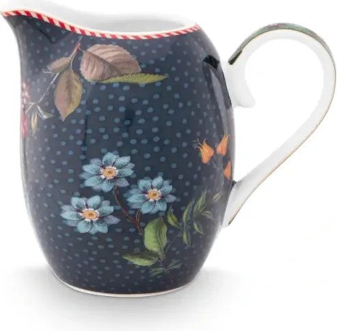 Pip Studio Berry Blues mlékovka 250ml, modrá (porcelánová mlékovka)