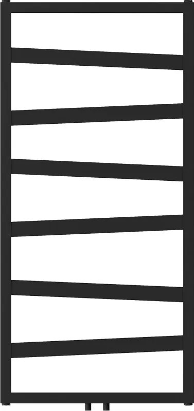 Mexen, Mexen Zoom dekorativní koupelnový radiátor 1100 x 530 mm, 376 W, černý - W130-1100-530-00-70