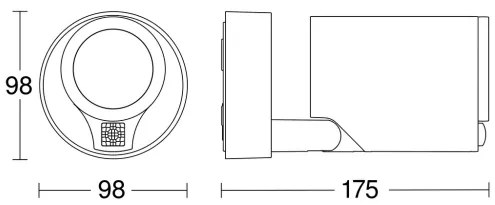 Reflektor STEINEL Spot ONE s čidlem GU10 7W 520lm IP44 058616