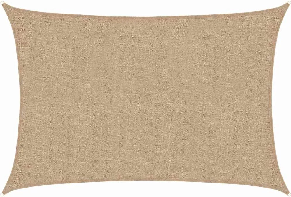 Stínící plachta 160 g/m² taupe 2 x 3 m HDPE 311392