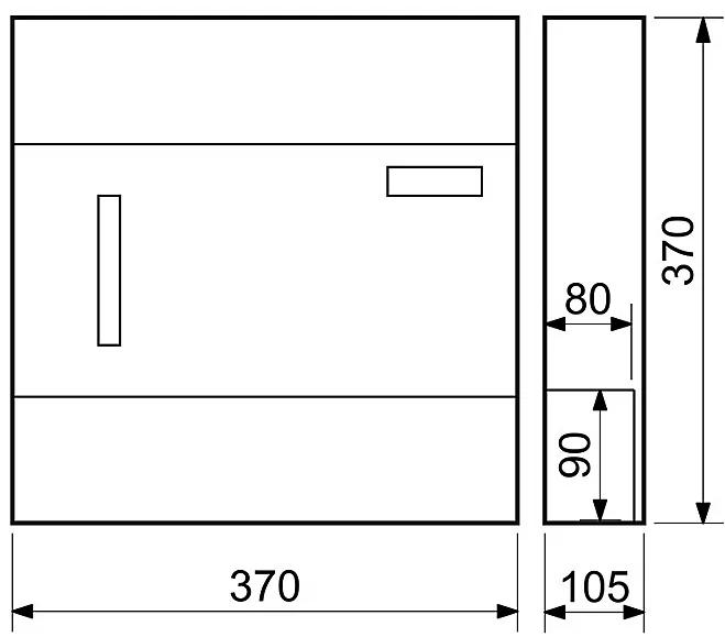 Poštovní schránka RICHTER BK932.LG.AM.N, RICHTER nerez (N), antracit matná (AM)