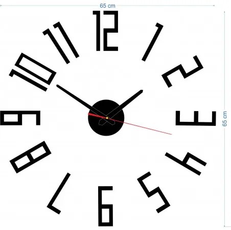 Stylové nástěnné hodiny do obývacího pokoje I SENTOP X0018-Wall clock HEU-