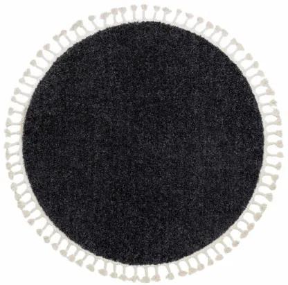 Koberec BERBER 9000 kruh šedý Fredzle berber marokánsky shaggy