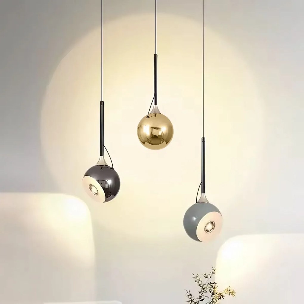 Toolight REA, LAMP LED G087-1CP BLACK CHROME, OSW-09704