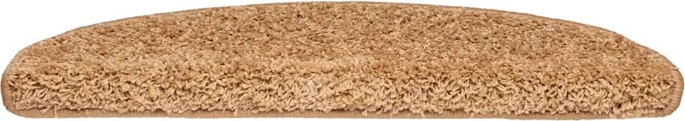 Schodové rohože 20 ks 65 x 21 x 4 cm béžové, půlkulaté, velké 3365847