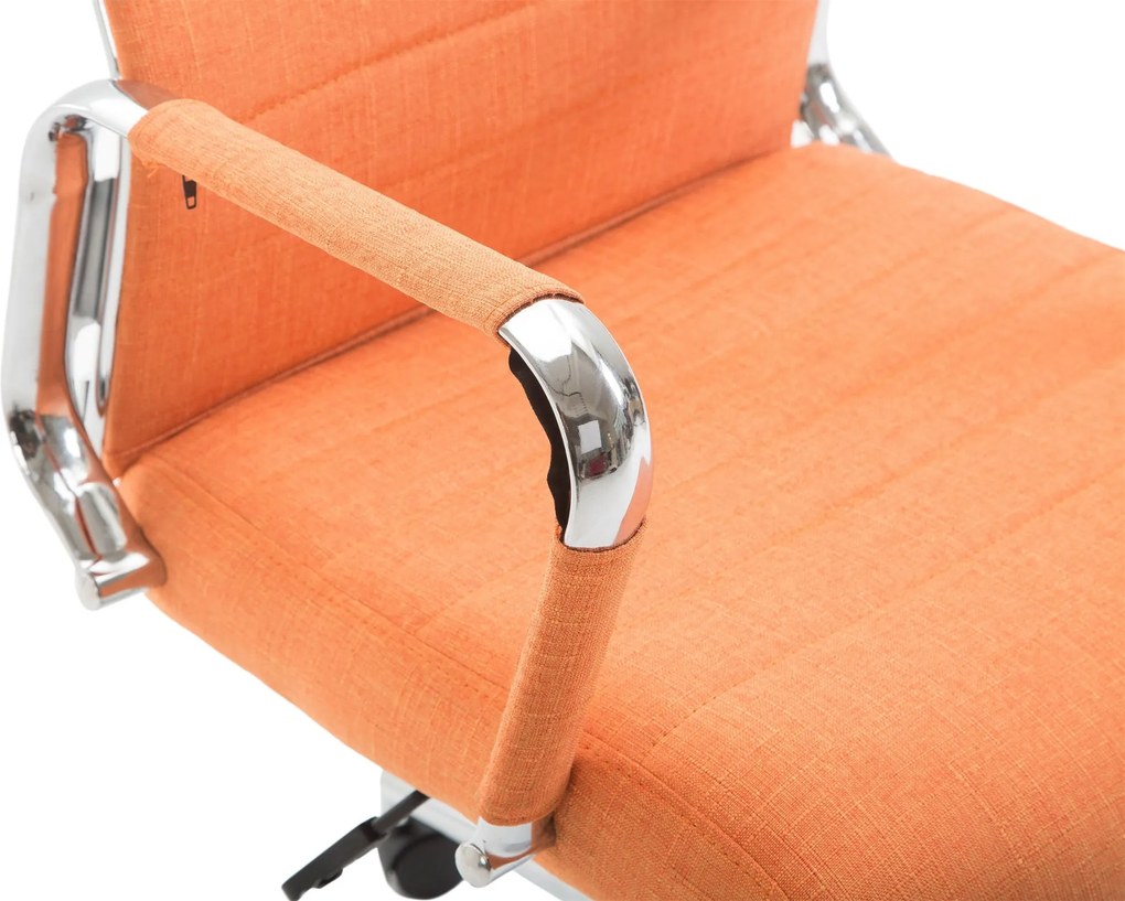 Kancelářská židle Kolumbus látka – oranžová