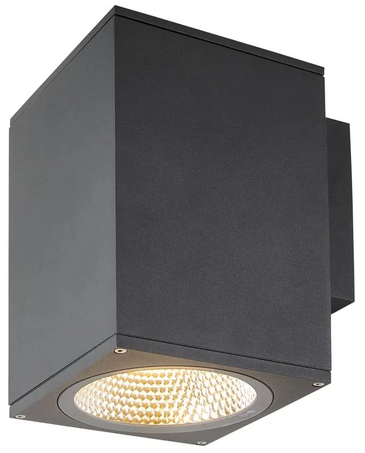 SLV 1003437 Enola Square L, venkovní nástěnné svítidlo, LED 35W 3000/4000K, antracit, výška 21,8cm, IP65
