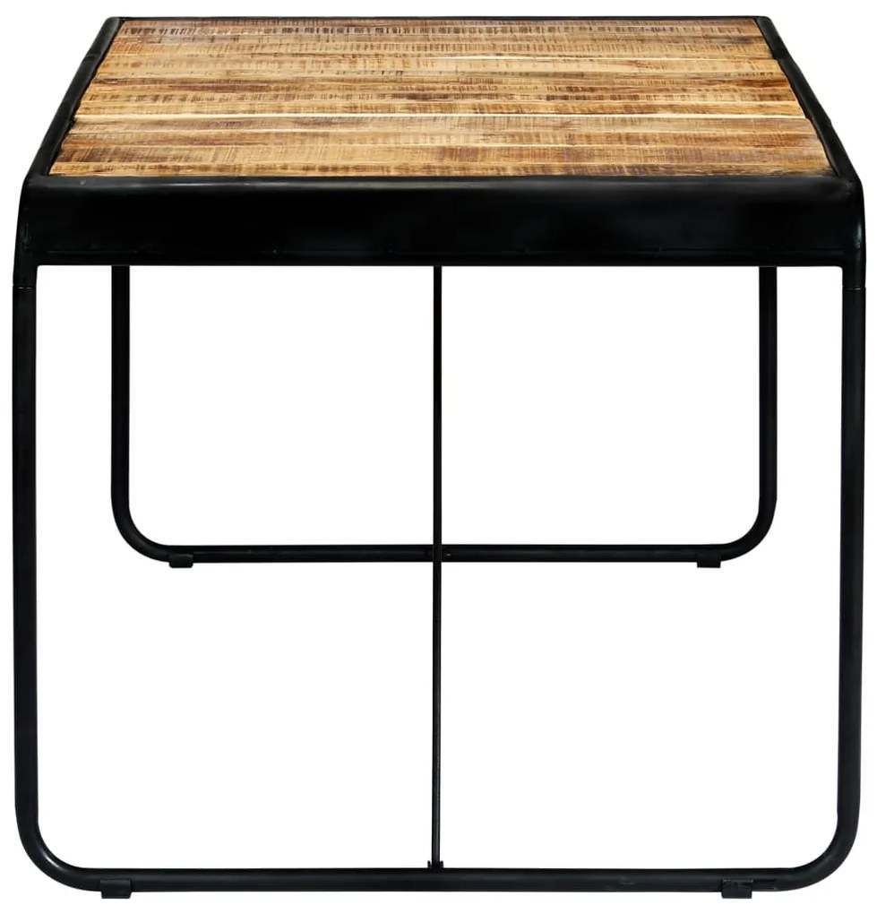 Jídelní stůl 180 x 90 x 76 cm masivní hrubé mangovníkové dřevo - Default Title