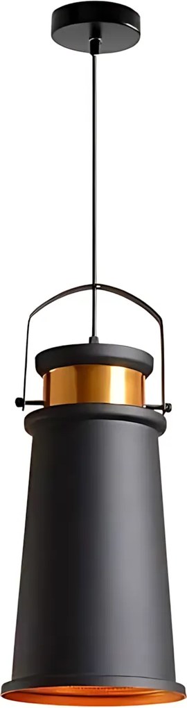 Toolight Toolight, Stropní svítidlo ASTI-A Black/Gold, černá - zlatá, OSW-00178