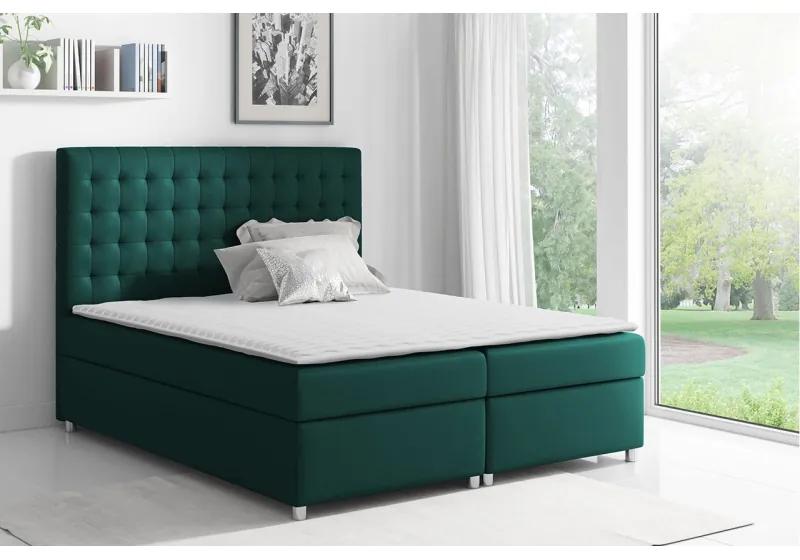 Kontinentální postel Alfi, Rozměr postele: 180x200, Barva:: Bristol 2442
