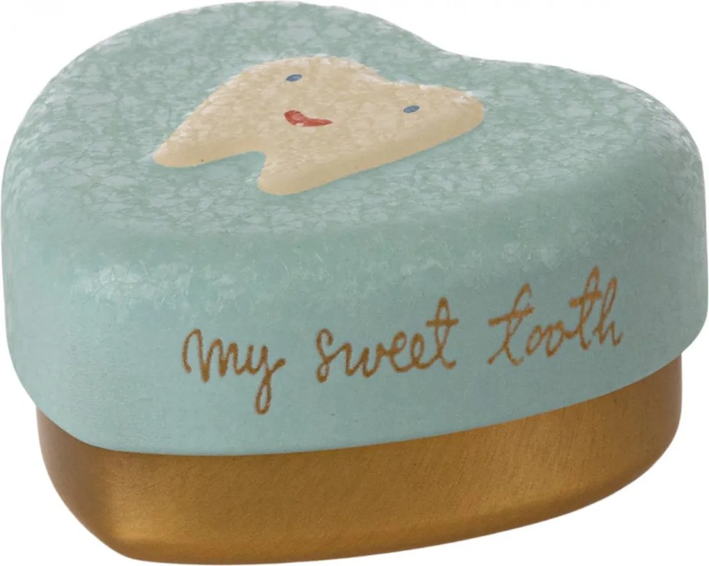 Krabička na první zoubky Tooth Box Mint Maileg