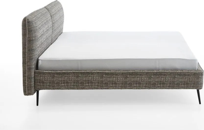 Tmavě zelená čalouněná dvoulůžková postel bez roštu 160x200 cm Infinity – Meise Möbel