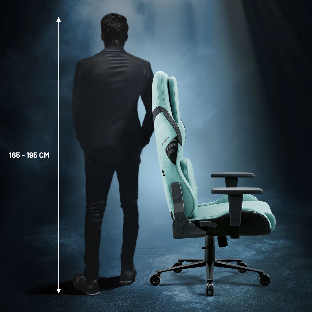 Herní židle Normal Size, mátový-černý: Diablo X-One Prime Mystic Mint