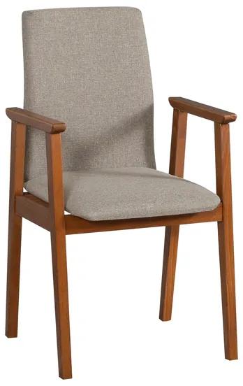 Drewmix Jídelní židle FOTEL 1 dřevo: ořech světlý, potahový materiál: látka s doplatkem