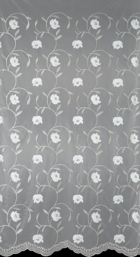 ZÁCLONA NA KROUŽCÍCH AMIRI 140X250 CM VZOROVANÁ