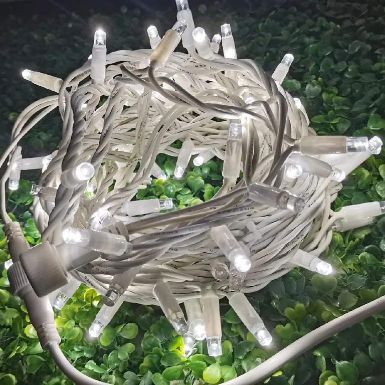 Vánoční světýlka LED záclona FLASH studená bílá 500 LED