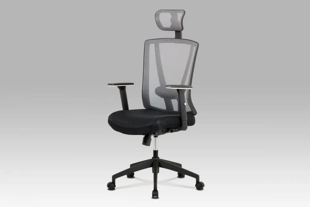Kancelářská židle KA-H110 GREY černá / šedá Autronic