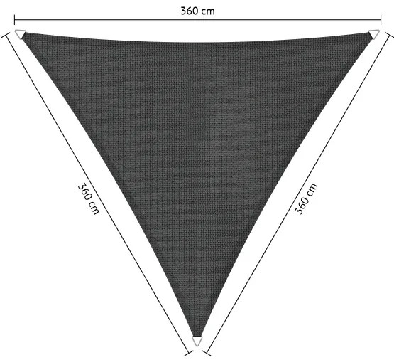 Lazy Momo Sluneční Trojúhelník shadow 3,6 x 3,6 x 3,6 m Barva: Desert Storm