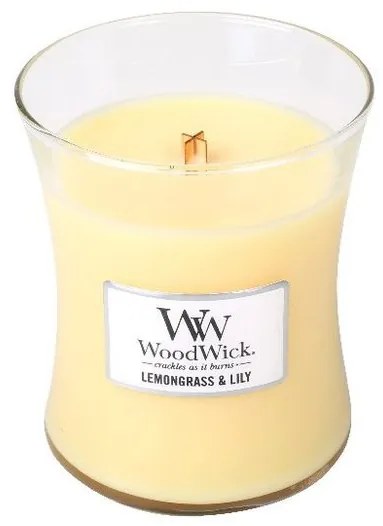 WoodWick - Lemongrass & Lily váza střední, 275 g
