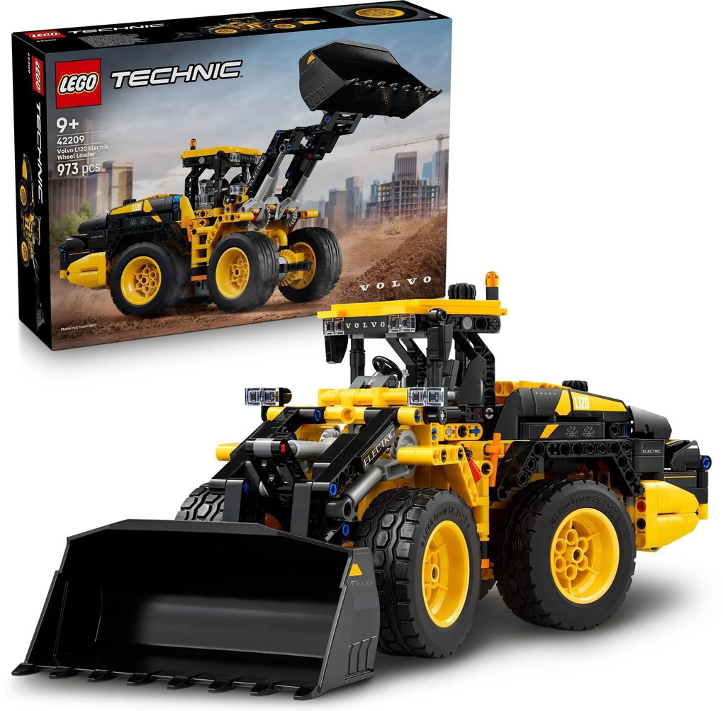 Lego technic 42209 kolový nakladač volvo l120 electric 5702017816326