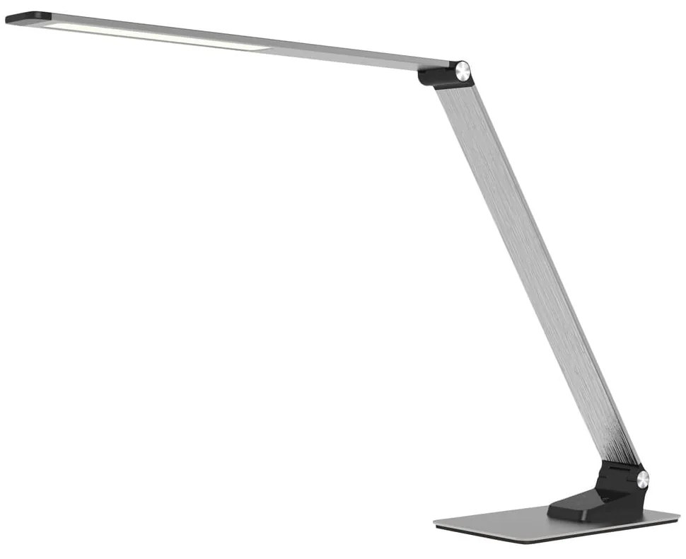 LED stolní lampička stmívatelná, stříbrná Biano.cz