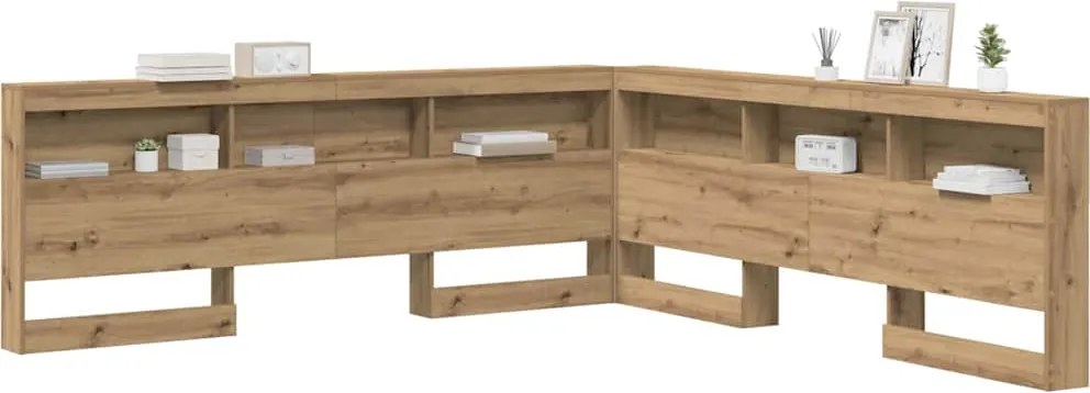 Úložné čelo postele Artisanový dub Kompozitní dřevo 3335516