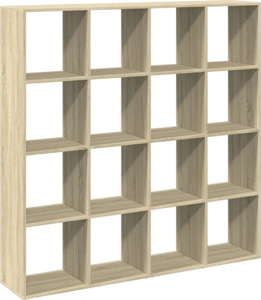 Knihovna dub sonoma 137,5 x 29 x 137,5 cm kompozitní dřevo 3310291