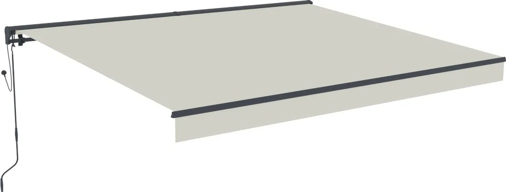 Elektrická markýza BestBerg BBSU-E395BG / 395 x 300 cm / béžová