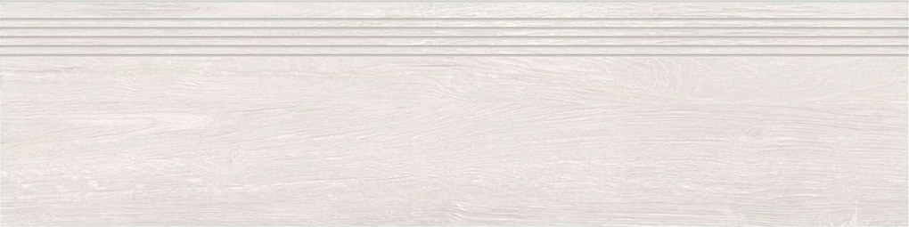 RAKO Plank - Schodovka reliéfní 30x120 cm, feather světle šedá DCPVD893