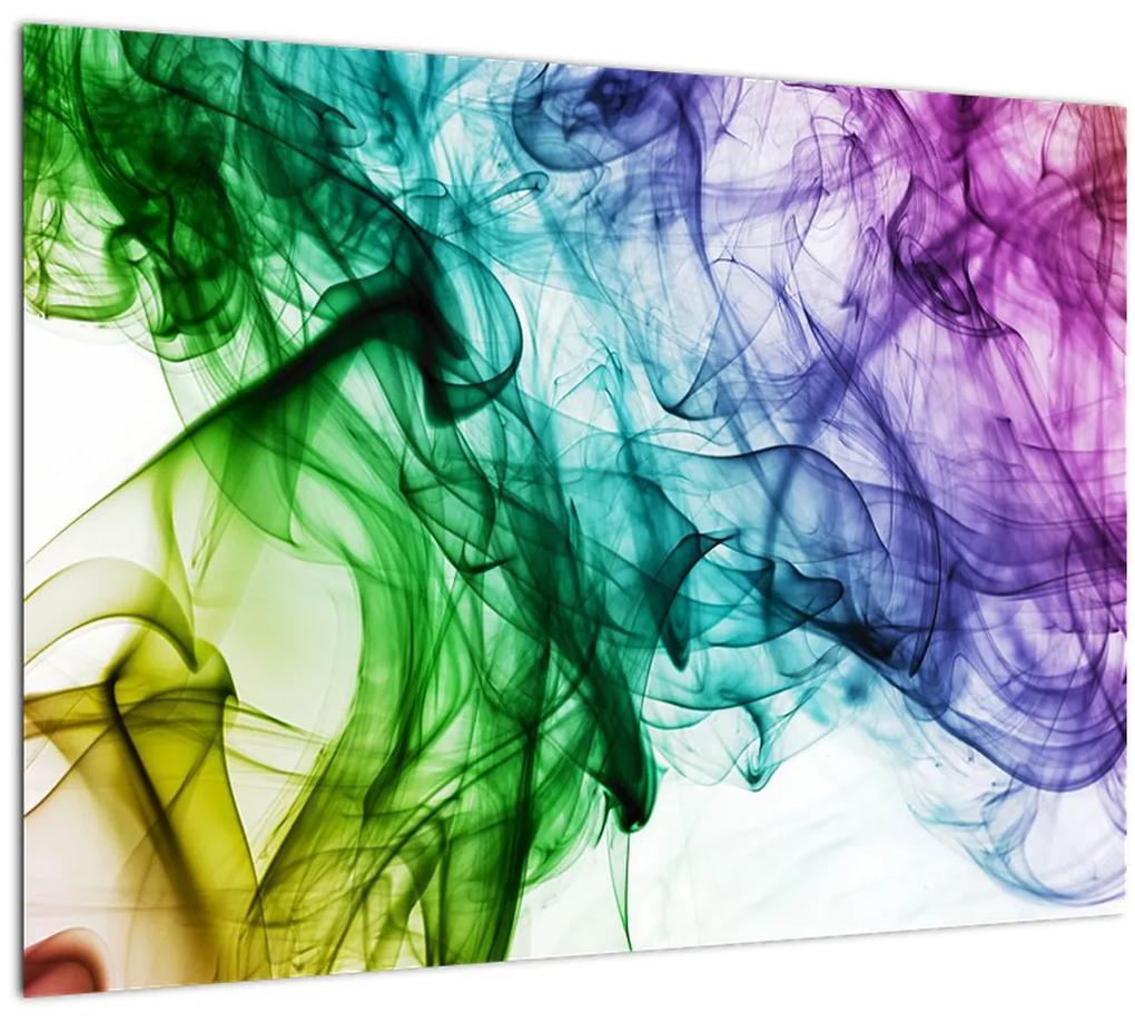 Obraz - barevný kouř (70x50 cm)
