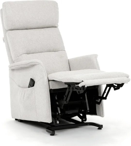 Polohovací křeslo béžové, elektrické TV-L8960 CRM2