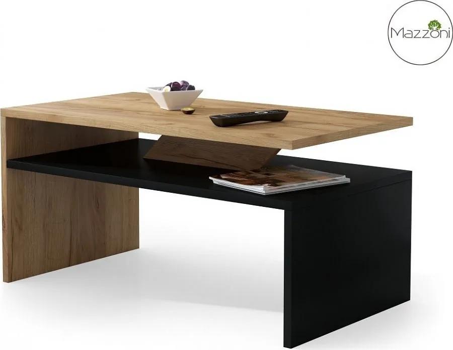 Casarredo - Komfort nábytek Konferenční stolek PRIMA 90x50 cm dub kraft/černá
