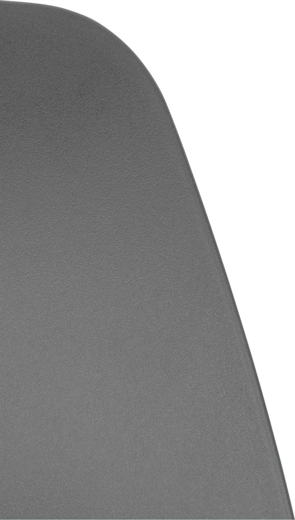 Sada 2 barových židlí Gilbert plast – šedá