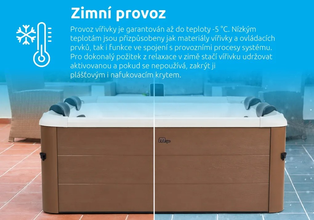 Mspa | Vířivý bazén MSPA Oslo Amber F-AM063W | 11400311