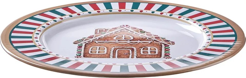 XMAS Podnos perníkový domeček 33 cm