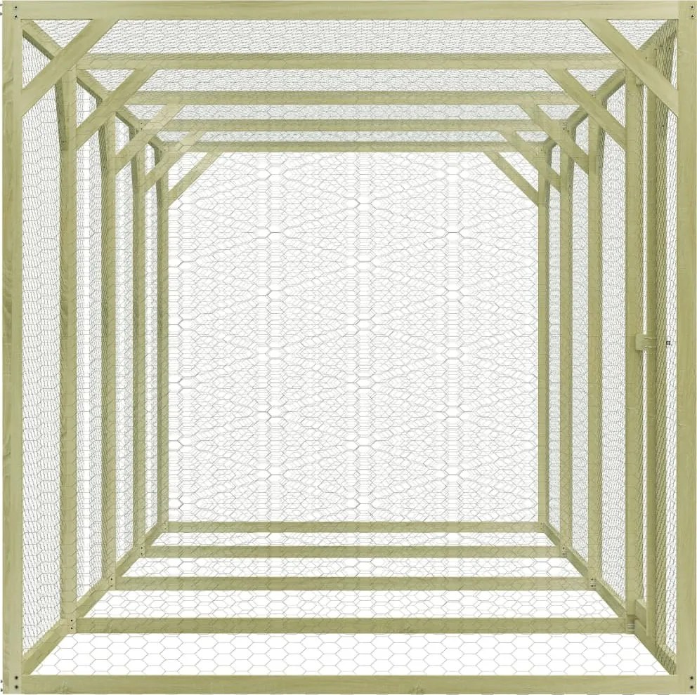 vidaXL Klec pro kuřata 1,5 x 6 x 1,5 m impregnovaná borovice [278405]