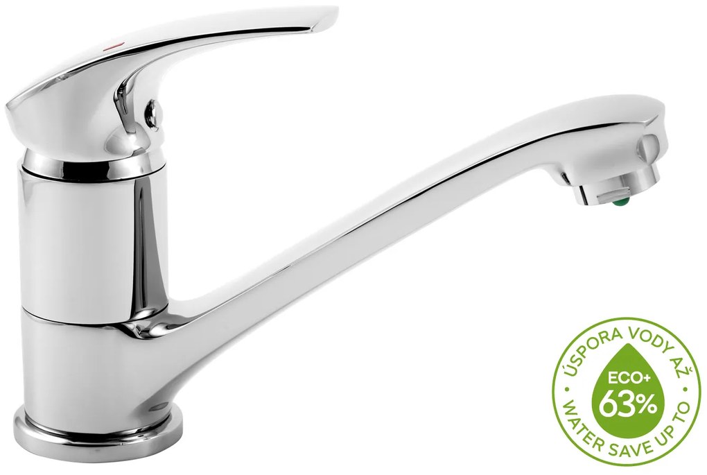 Novaservis Metalia ECO+ Dřezová baterie ECO+, chrom, 57096,0E