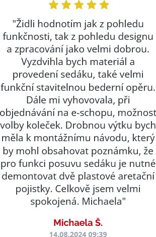 MERCURY Ergonomická kancelářská židle WORKEASE - šedá látka