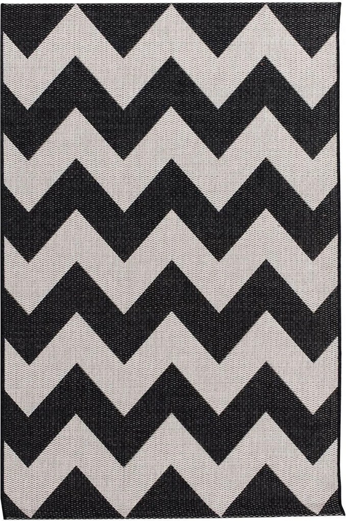 Koberec Modern Chevron black/beige 160x230cm
