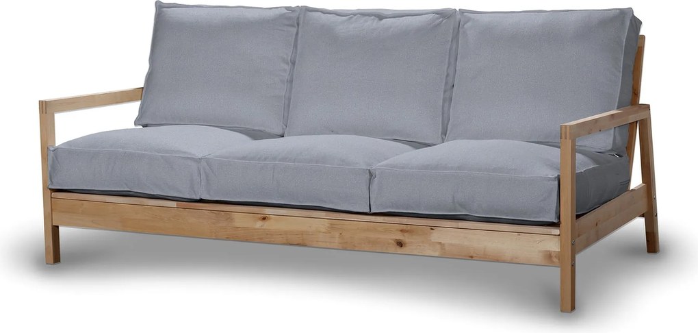 Potah na pohovku IKEA Lillberg 3-místná nerozkládací barva modrá látka pletený vzor